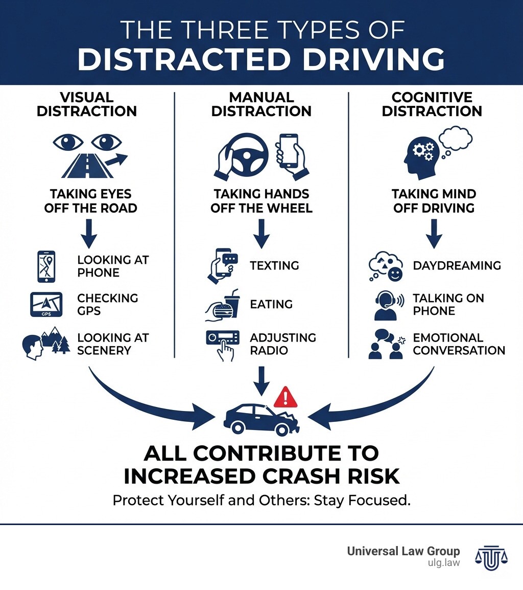 Distracted Driving Death Statistics: 2026 Guide